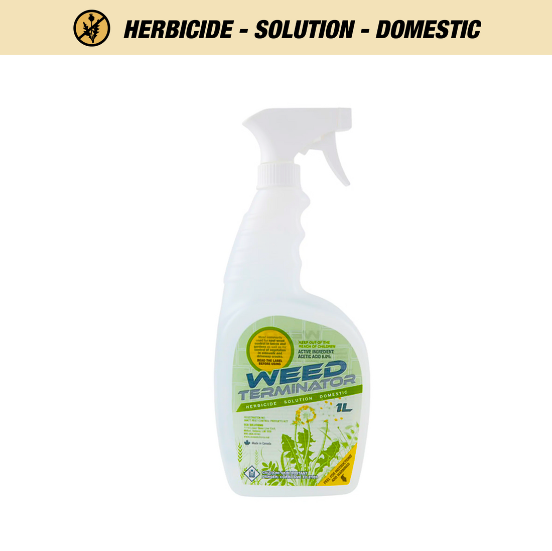 Horticultural Vinegar – Organic Weed Control – Eco Solutions Products